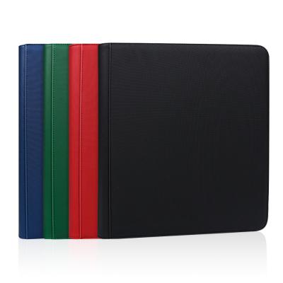 China Premium 12 Pockets PU Leather Card Binder 350x335mm for TCG Collection for sale