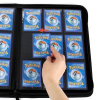 China Premium 360 Pockets PU Leather Trading Card Binder with Thermal Binding for Secure Storage for sale