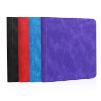 China 12-Pocket PU Leather Cover Toploader Binder with 384 Cards Capacity and Embossing Printing for sale