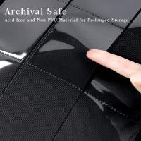 China Custom 9 Pockets Type Holographic Rainbow Effects PU Leather Cover Trading Card Binder for Secure Storage for sale