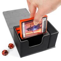 China Foldable Customizable Deck Box with 100+ Capacity for Card Collection and Organizing Toys for sale