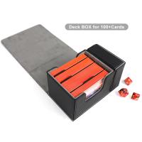China Foldable Customizable Deck Box with 100+ Capacity for Card Collection and Organizing Toys for sale
