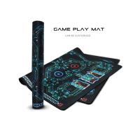 China Customizable Logo Playmat with Non-slip Rubber Backing and Durable Polyester Fabric for Gaming and Board Games for sale