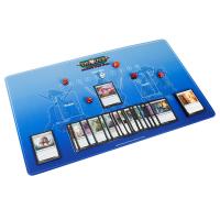 China Custom Logo 14x24 Inches Non-Slip Rubber Backing Playmat for TCG Games and Gaming Mouse Pad for sale