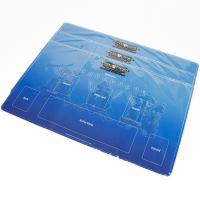 China Custom Logo 14x24 Inches Non-Slip Rubber Backing Playmat for TCG Games and Gaming Mouse Pad for sale