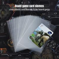 China 50MICRO Thickness Waterproof Dustproof Board Game Sleeves 80x120mm Size Clear Large Card Sleeves for sale