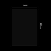 China 50MICRO Thickness Waterproof Dustproof Board Game Sleeves 80x120mm Size Clear Large Card Sleeves for sale