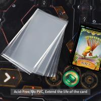 China 50MICRO Thick Waterproof Dustproof 70x120mm Board Game Sleeves for Card Protection and Deck Protector for sale