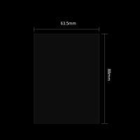 China 50MICRO Thickness Waterproof Dustproof Board Game Sleeves 63.5x88mm for Card Protection for sale