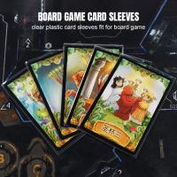 China 57.5x89mm Crystal Clear Waterproof Dustproof Board Game Sleeves and Card Sleeves for Ultimate Protection for sale