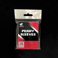 China PCS-033 1000pcs Acid and PVC-Free Soft Sleeves Penny Sleeves for Trading Cards in 2 5/8 X3 5/8 INCHES Size Made of Extral Clear PP for sale