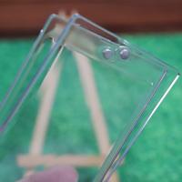 China UV Protection Magnetic Card Holder for 35pt Cards in Rigid Polypropylene Clear Trading Card Case for sale