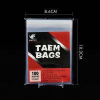 China 2mil Thickness Clear PP Material Re-Sealable Team Set Bags 100 Count Pack for Card Protection for sale