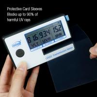 China UV Cut Standard Thickness Graded Card Sleeve with Heat Seal Handle for Industrial Card Protection for sale