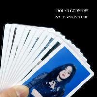 China Premium PP Material Photo Card Sleeves 58x89mm Size with Crystal Clear Surface for Card Protection for sale