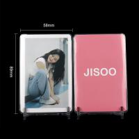 China Premium PP Material Photo Card Sleeves 58x89mm Size with Crystal Clear Surface for Card Protection for sale