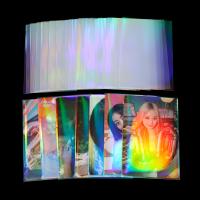 China Hologram Effects Photo Card Sleeves 58x89mm Size with Heat Seal for KPOP Card Protection for sale