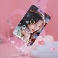 China PP Material Photo Card Sleeves with Hologram Effects 58X89MM Size for Card Protection for sale