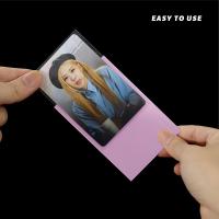 China 11 Colors Premium Thickness Hologram Effects Photo Card Sleeves for KPOP Idol and Card Protection for sale
