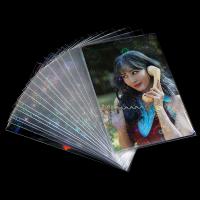 China Hologram Effects Photo Card Sleeves with Heat Seal for KPOP Cards in 58x89MM Size for sale