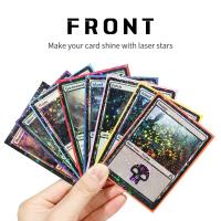 China 66X91MM Size Matte Card Sleeves with Galaxy Effects Hologram and Acid PVC-Free Protection for sale