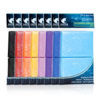 China 66X91MM Size Matte Card Sleeves with Galaxy Effects Hologram and Acid PVC-Free Protection for sale