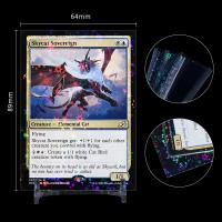China 64x89MM Holographic Card Sleeves with Hologram Effects and Acid and PVC-Free Perfect Fit Sleeves for TCG for sale