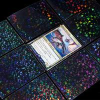 China 64x89MM Holographic Card Sleeves with Hologram Effects and Acid and PVC-Free Perfect Fit Sleeves for TCG for sale