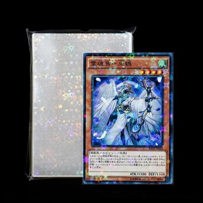 China Galaxy Effects 60x87MM Hologram Effect Acid and PVC-Free Perfect Fit Card Sleeves for sale