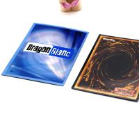 China Holographic Luxury Yugioh Sleeve Moisture Proof Custom Card Sleeve 63X90MM for Tournament Protection for sale