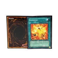 China Holographic Luxury Yugioh Sleeve Moisture Proof Custom Card Sleeve 63X90MM for Tournament Protection for sale