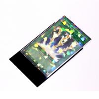 China 60X87MM Hologram Effect Perfect Fit Card Sleeves with Heat Seal for TCG Game Accessories for sale