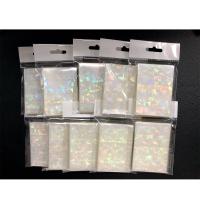 China 60X87MM Hologram Effect Perfect Fit Card Sleeves with Heat Seal for TCG Game Accessories for sale