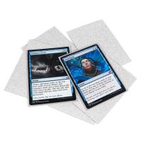 China Galaxy Effects Hologram Matte Card Sleeves 66X91MM Size Acid and PVC-Free Card Protectors for TCG Games for sale