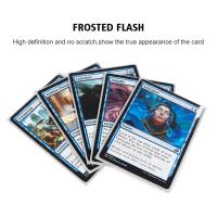 China Galaxy Effects Hologram Matte Card Sleeves 66X91MM Size Acid and PVC-Free Card Protectors for TCG Games for sale