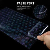 China CE Certified Vertical Heart Hologram Comic Book Bags 6 7/8