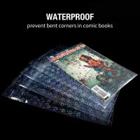 China CE Certified Vertical Heart Hologram Comic Book Bags 6 7/8