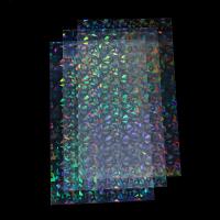 China Premium 50pcs Diamond Hologram Comic Book Bags Moisture Proof Square Bottom Bags 6 7/8