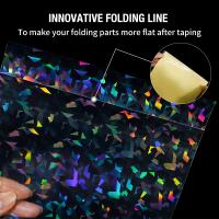 China Premium 50pcs Diamond Hologram Comic Book Bags Moisture Proof Square Bottom Bags 6 7/8