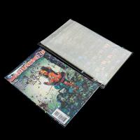 China Premium 50pcs Diamond Hologram Comic Book Bags Moisture Proof Square Bottom Bags 6 7/8