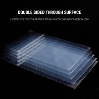 China Heat Seal Moisture Proof Comic Book Bags 7 1/8 x 10 1/2 +1 1/2 flap Resealable Square Bottom Bags for sale