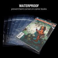 China Heat Seal Moisture Proof Comic Book Bags 7 1/8 x 10 1/2 +1 1/2 flap Resealable Square Bottom Bags for sale