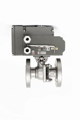 China Electric flange ball valve for sale