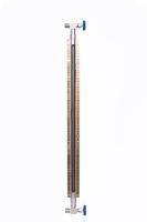 China Tubular Type Glass  Level Gauge with Scale Ruler for sale