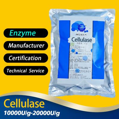 China 20000U/G Cellulase Enzyme Powder Strain Cultivation Bases for sale