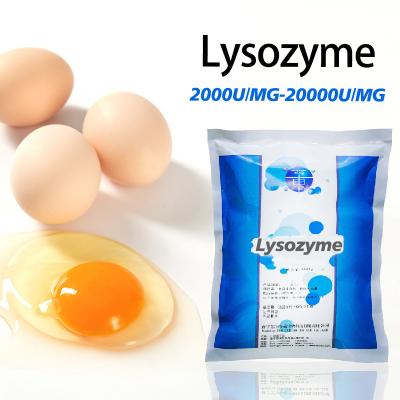 China Customized Enzyme Activity Lysozyme In Milk 2000U/MG Lysozyme Powder for sale
