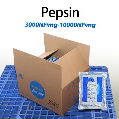 China 10000NF/Mg Acid Pepsin FSSC22000 Customized Enzyme Activity Pepsin Powder for sale