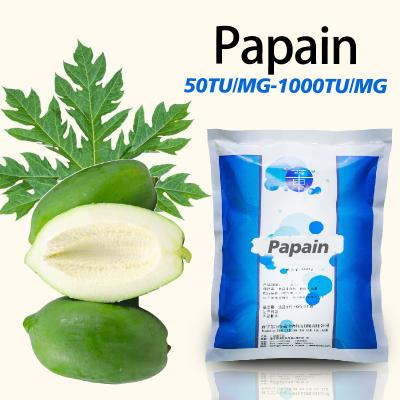 China Papaya Protease 300USP-6000USP Powder Like Fully Soluble In Water Customized Food Grade for sale