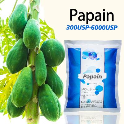 China 50TU/MG-1000TU/MG Papain From Papaya Food Grade Pharmaceutical Grade for sale