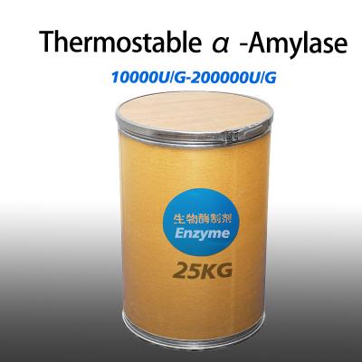 China 200000u/G Heat Stable Alpha Amylase Used For Food Alcohol And Textiles for sale
